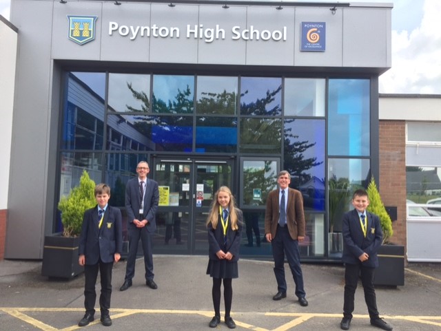 MP Thanks Poynton High School Teachers And Students